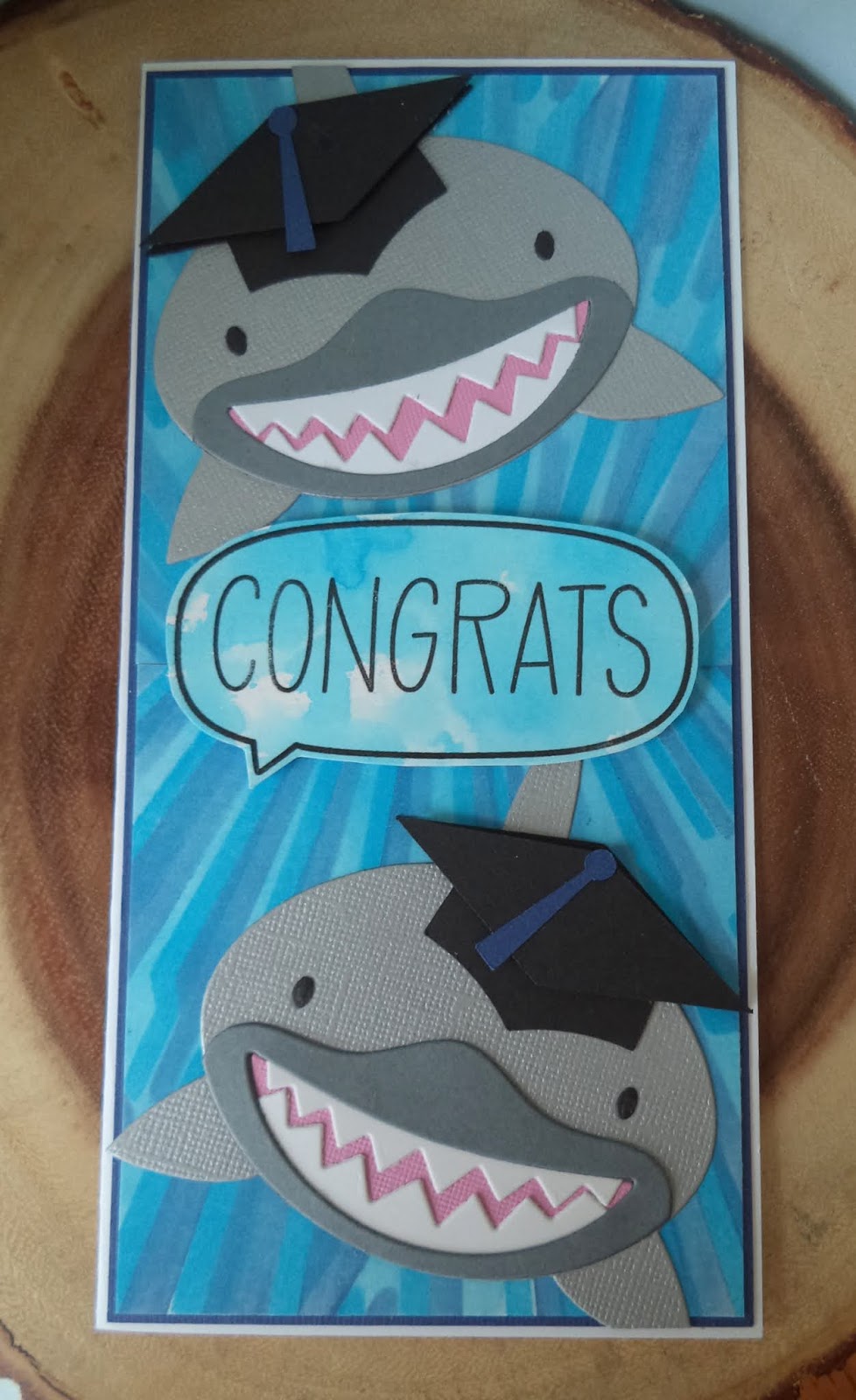 Paper Therapy Ponderings: Ocean Themed Graduation Card