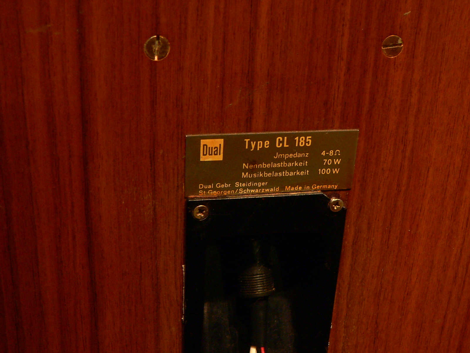 su-distribuidor audio hi-fi and hi-end: BAFLES DUAL CL 185 GERMANY -SIN ...