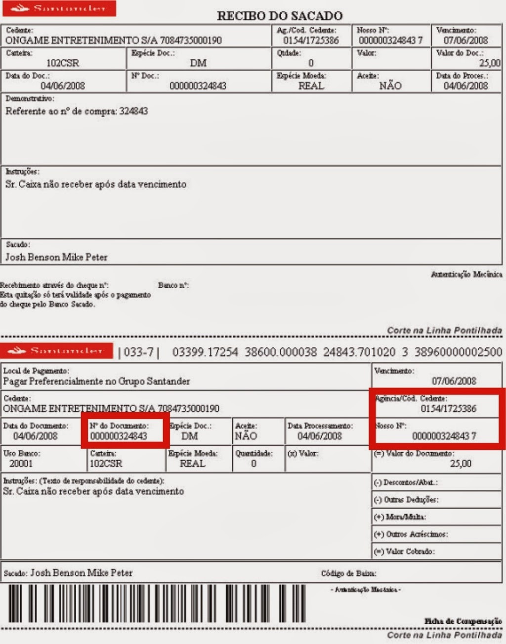 SANTANDER BOLETOS VENCIDOS E ATRASADOS ATUALIZAR E FAZER A EMISSÃO DO ...