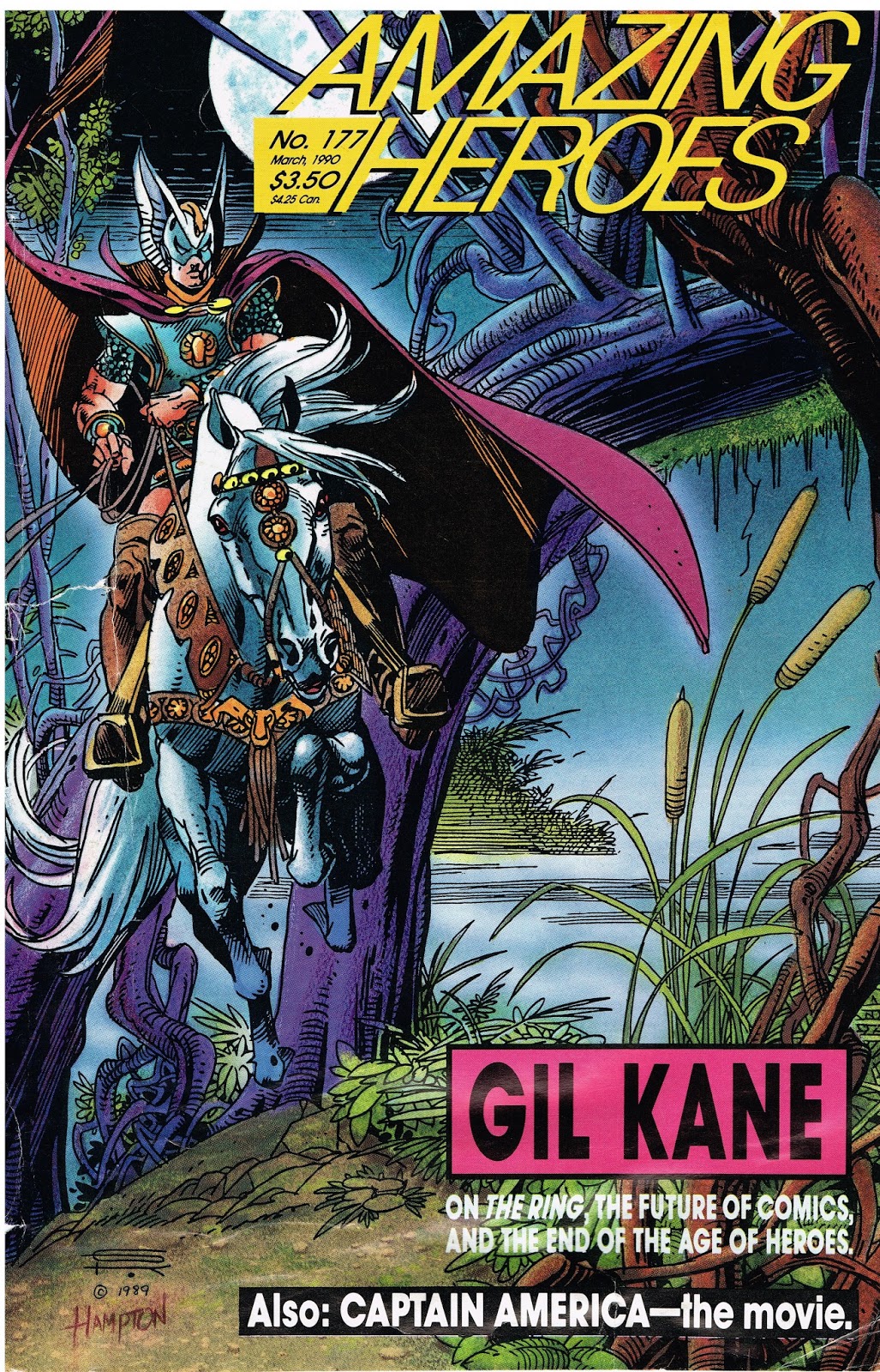 Cap'n's Comics: Amazing Heroes #177 by Gil Kane