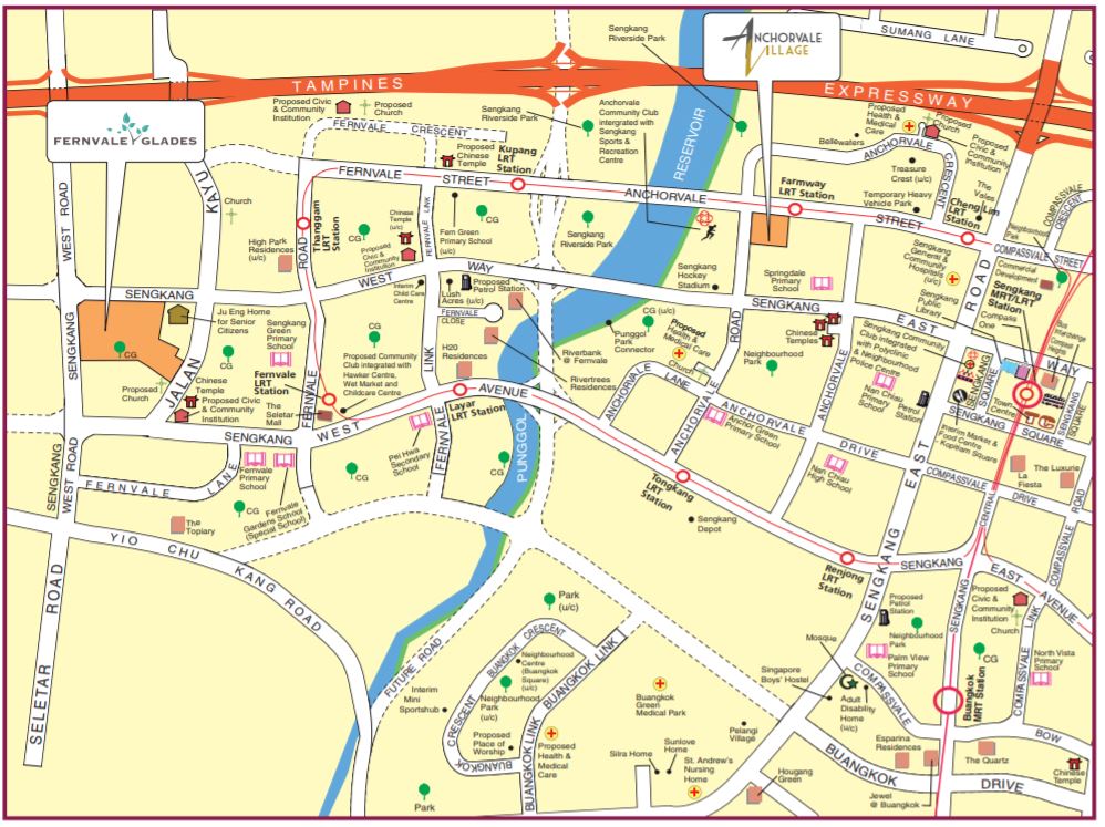 Daniel Choy: Sengkang Town Map