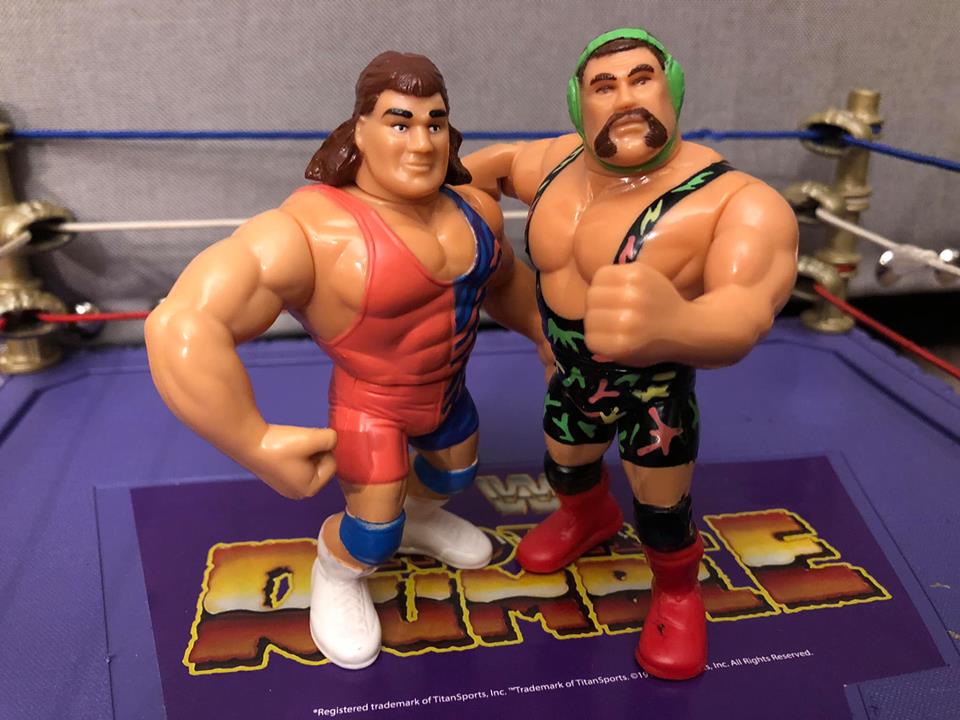 Bret Hart & Steiner Brothers WWE/WWF Hasbro wrestling figures inc Hulk ...