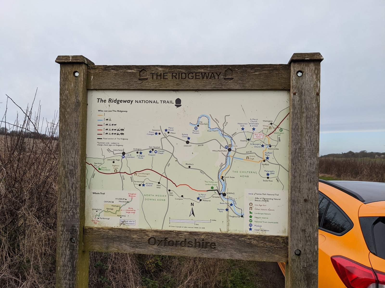 The Ridgeway (Or Icknield Way) #4: Lewknor to Goring