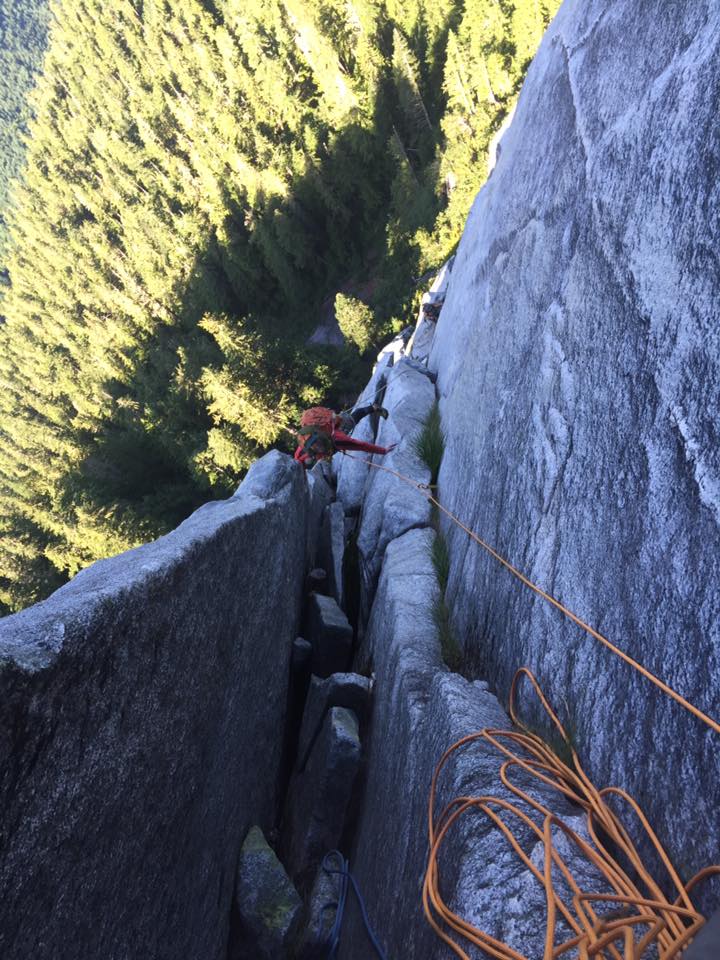 Powell River Climbing: Stunning New Route - Amon Rudh