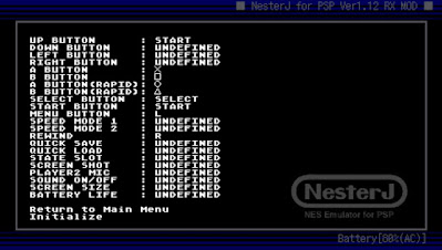 psp＆epsp NESエミュレーターNesterJ RX Mod紹介