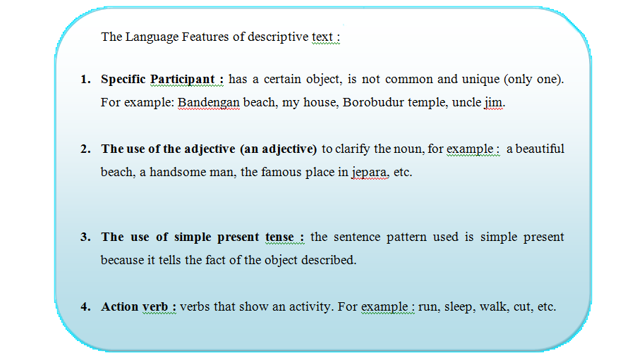 Developing Descriptive Reading Material Through Based Learning At Developing Descriptive Reading Material Through Based Learning At