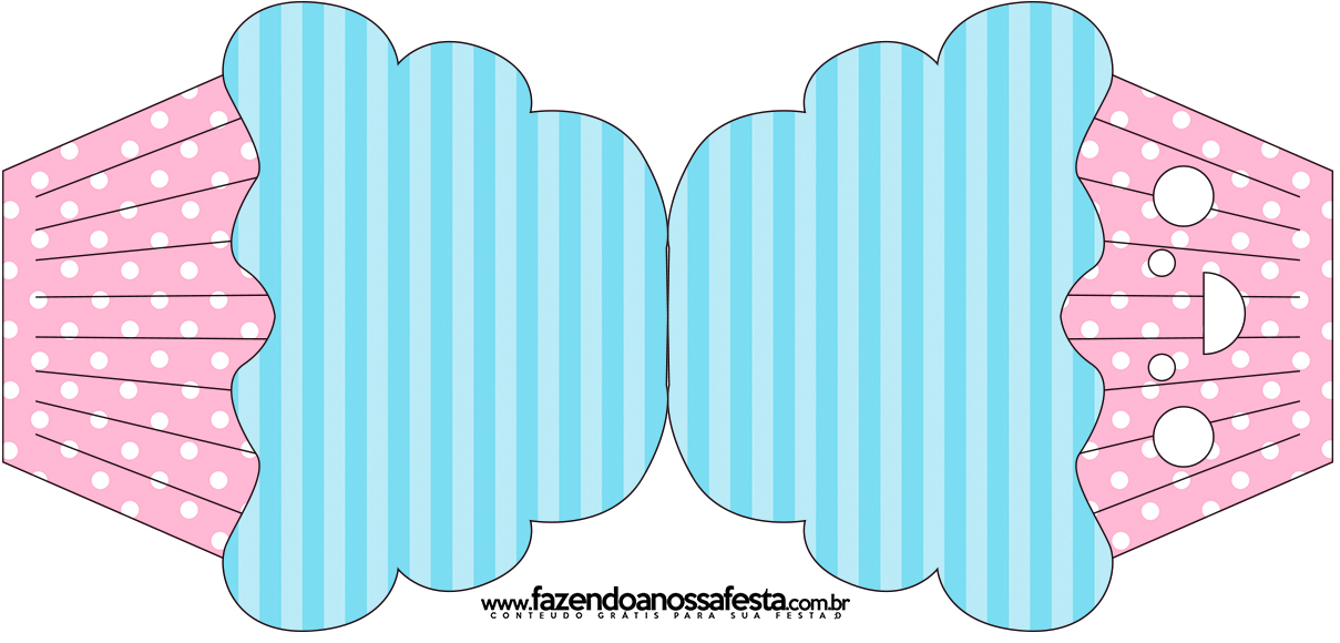 Celeste, Rosa y Amarillo: Invitaciones para Imprimir Gratis. - Oh My Bebé!