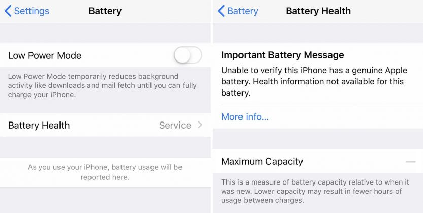 4 Cara Mengatasi Status Service pada Battery Health iPhone | WeBaik