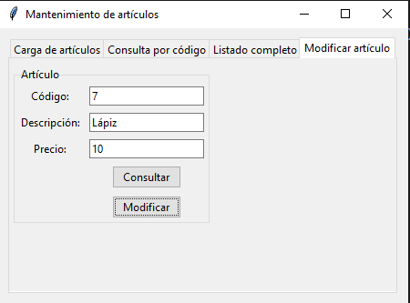 Ligth Knight: CRUD MySQL en Python con interfaz gráfica