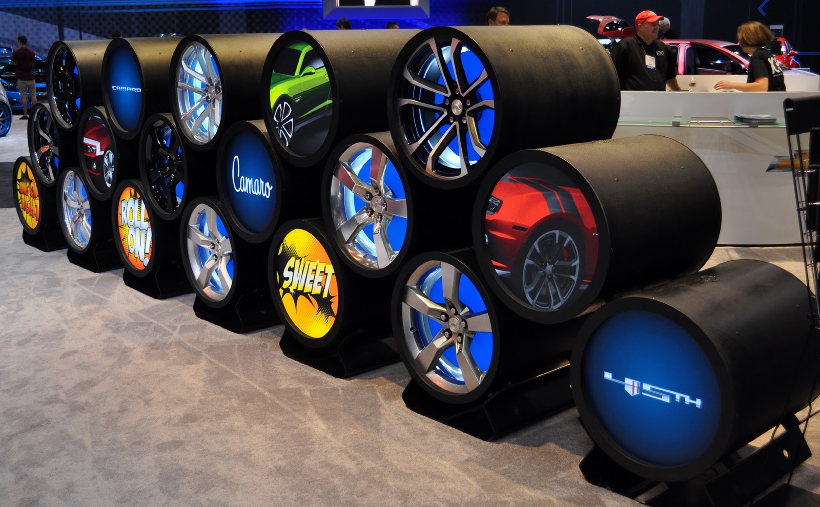 Just A Car Guy: the best rim displays at SEMA this year