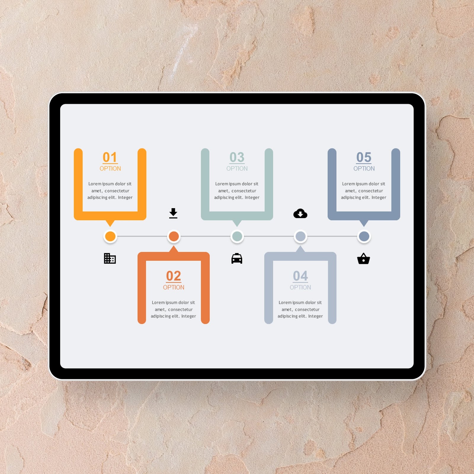 Linear Dot Pop Up PowerPoint Templates - PowerPoint Free