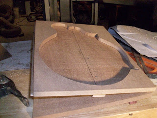 Custom Mandolin: Siminoff Joint Fixture