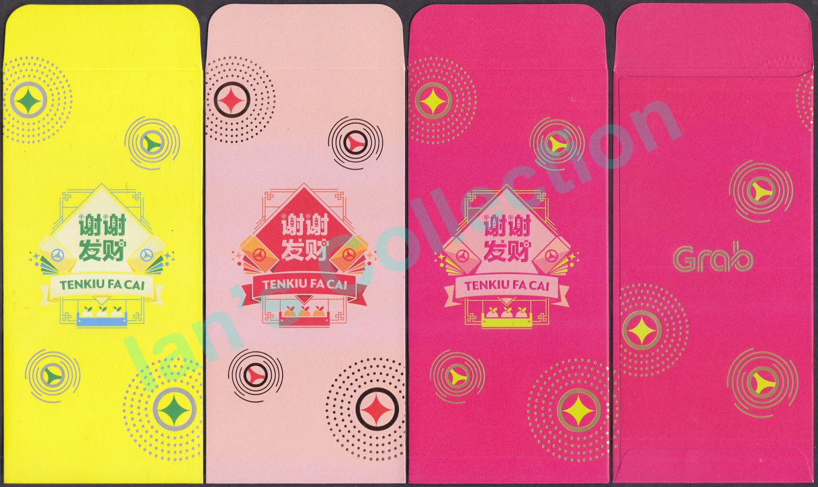 Ian's Collection: Red Packets - Grab 2018