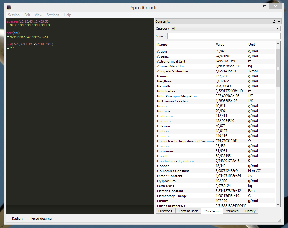 SpeedCrunch: Kalkulator Scientific OpenSource untuk Windows, Linux, dan ...