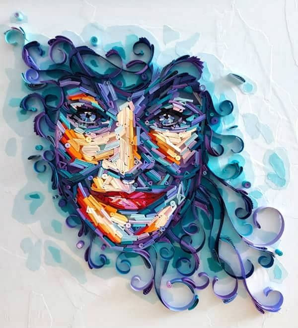 Enchanting Quilled Paper Portraits - Annabelle Fortin