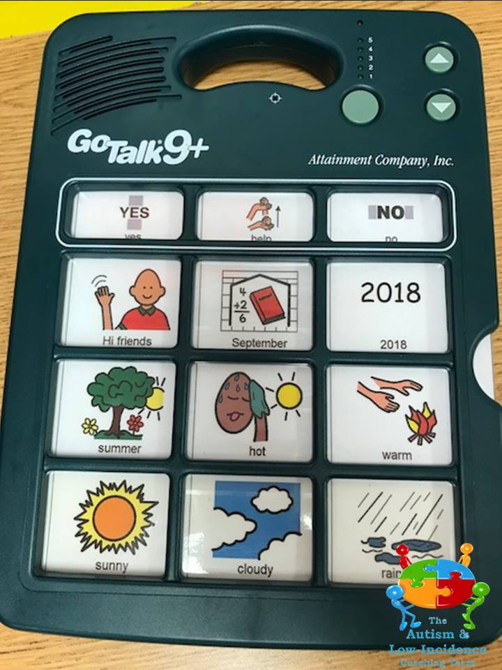 The Autism & Low-Incidence Coaching Team: Communication Corner ...