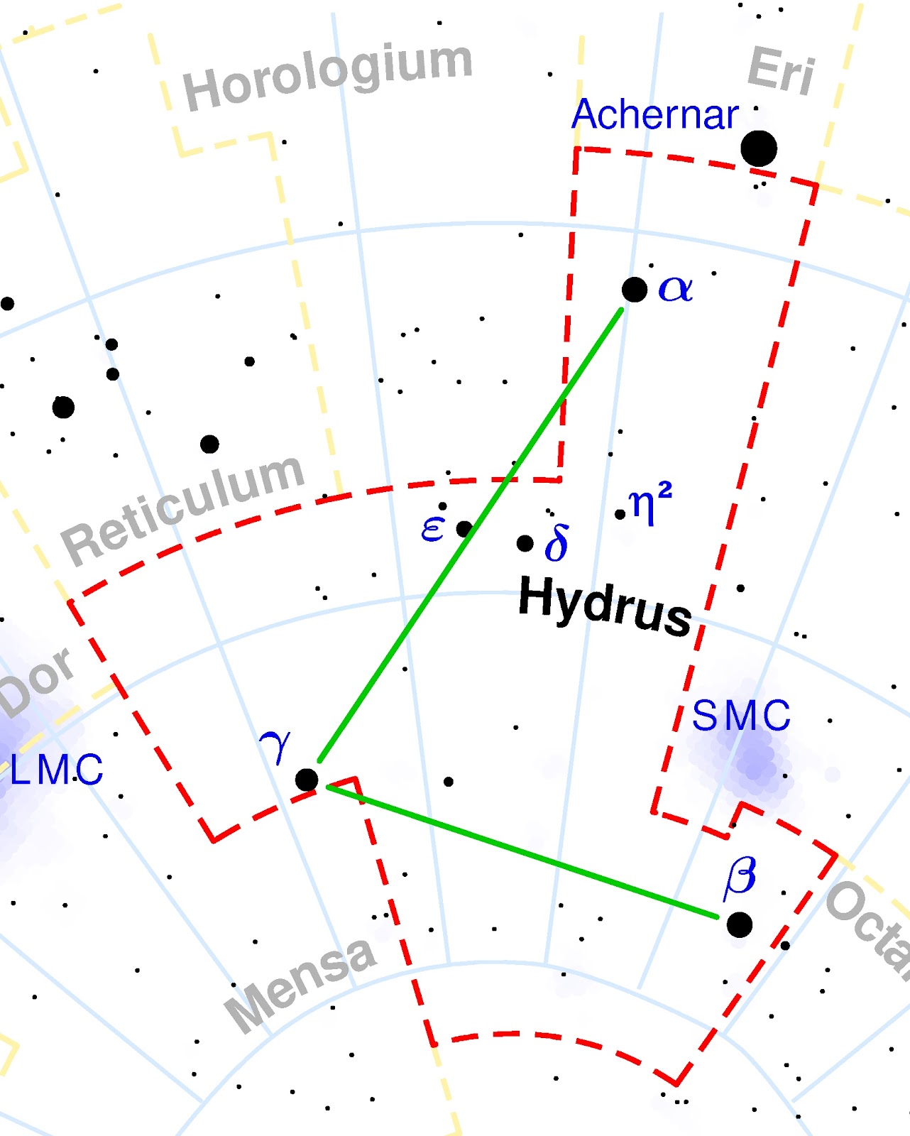 Astronomia: Hydrus ( Hidra Macho )