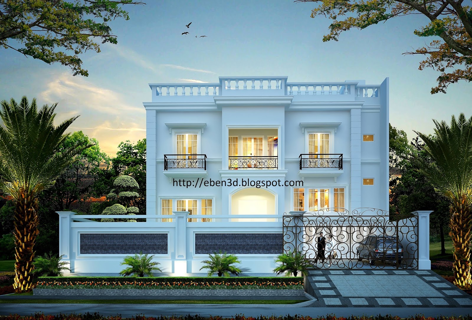 Render Rumah Klasik