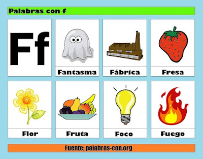 CONSONANTE F - SEMANA TREINTA Y DOS