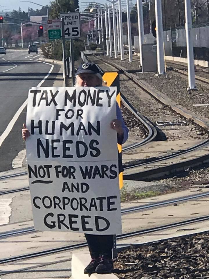 Organizing Notes: Protest at Lockheed Martin in California today