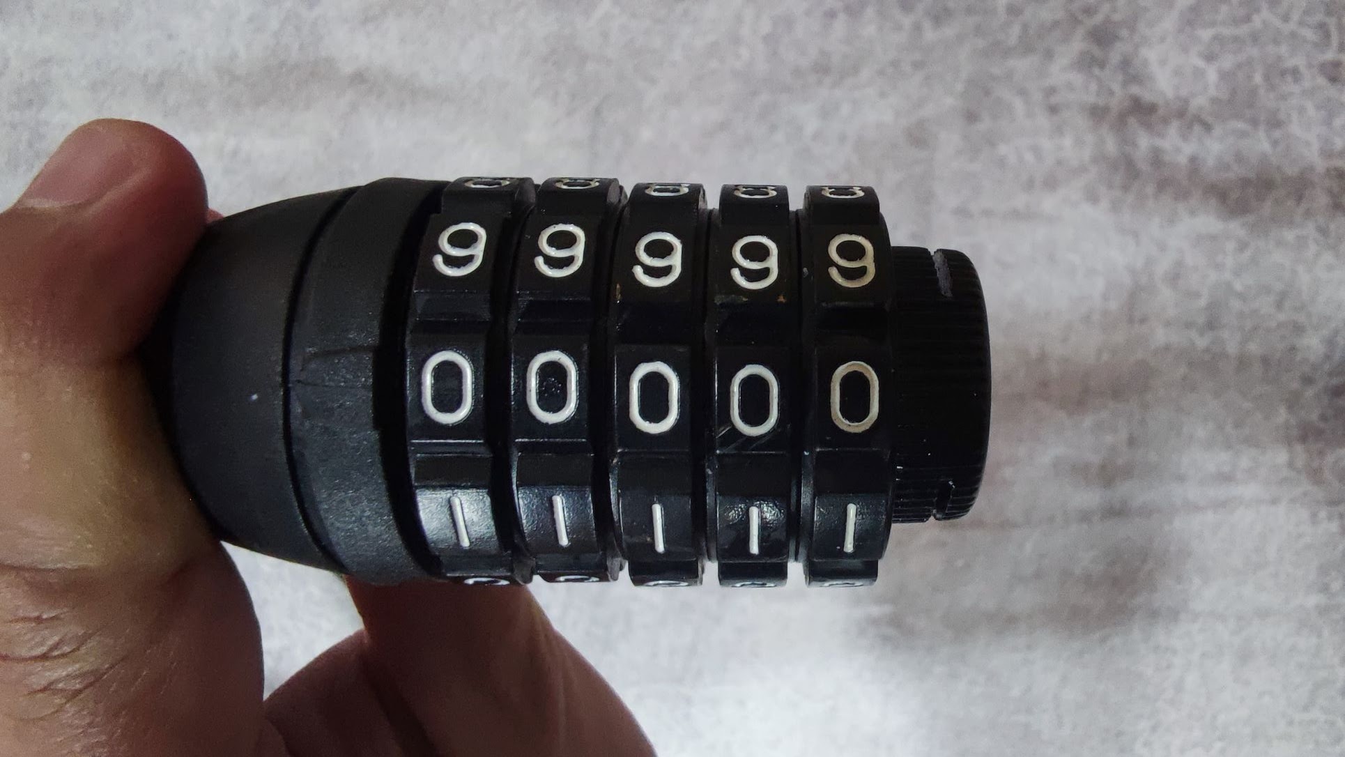 Long Thick Cable 5-Digit Bicycle Number Lock