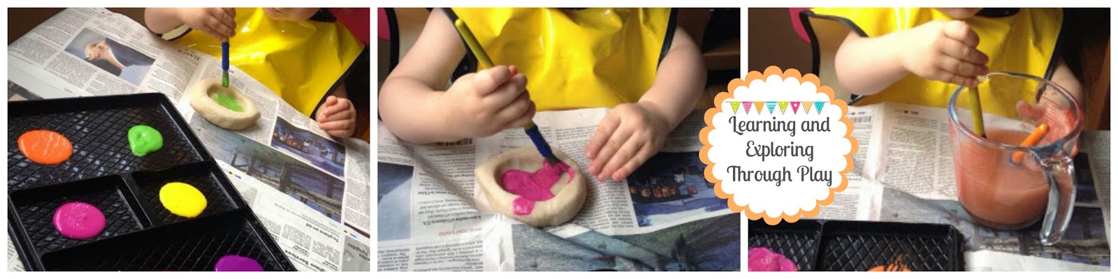 Learning and Exploring Through Play: Salt Dough Diva Lamps