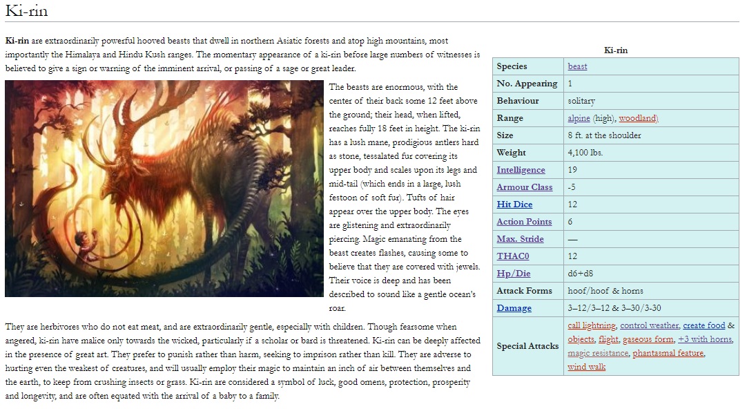 The Tao of D&D: Ki-rin and Bear It