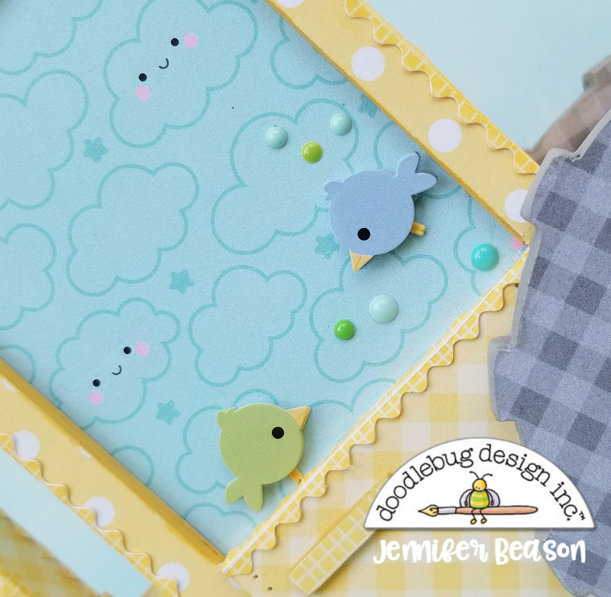 Doodlebug Design Inc Blog: SPECIAL DELIVERY 3D BABY ART | with Jennifer