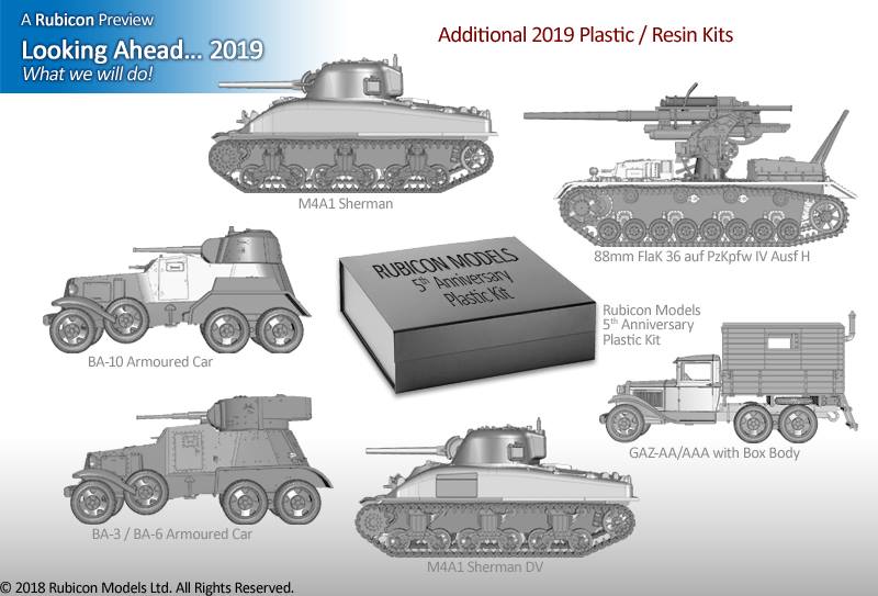 WORLD WAR 2 MODELZONE: Rubicon Models News for 2019