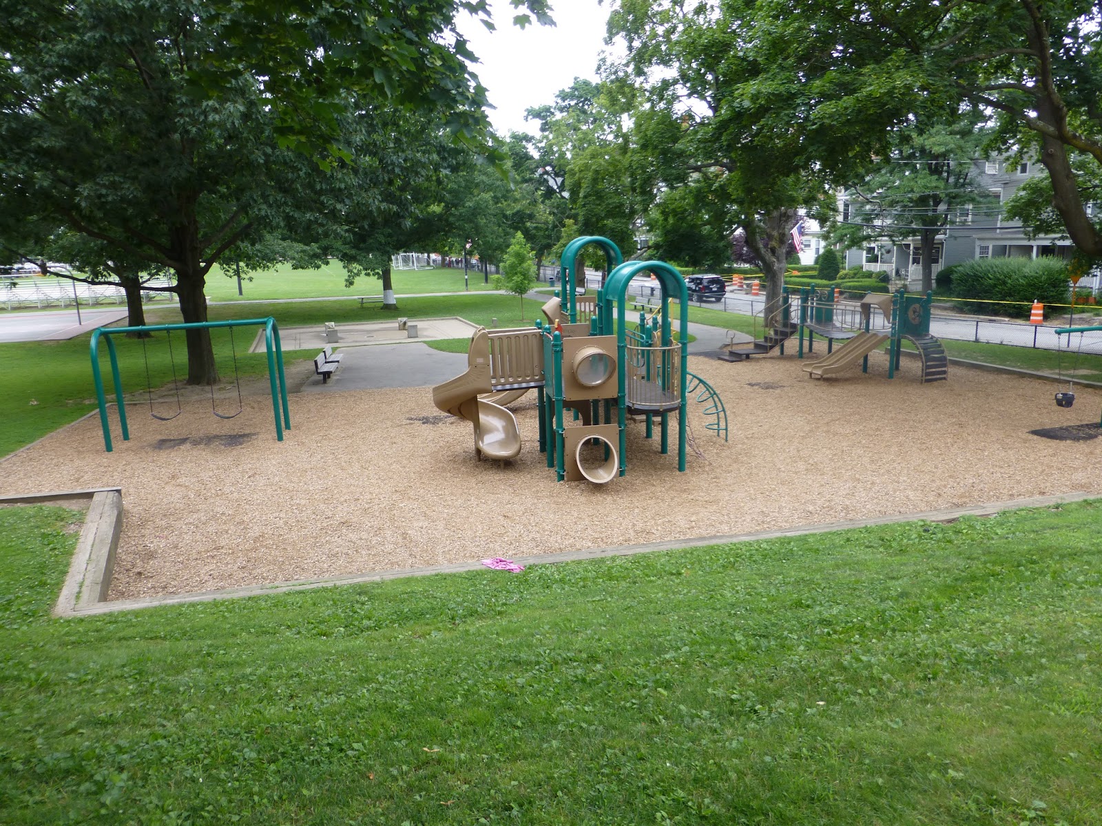 Visiting Brookline Playgrounds: Cypress Street (Brookline High) Playground