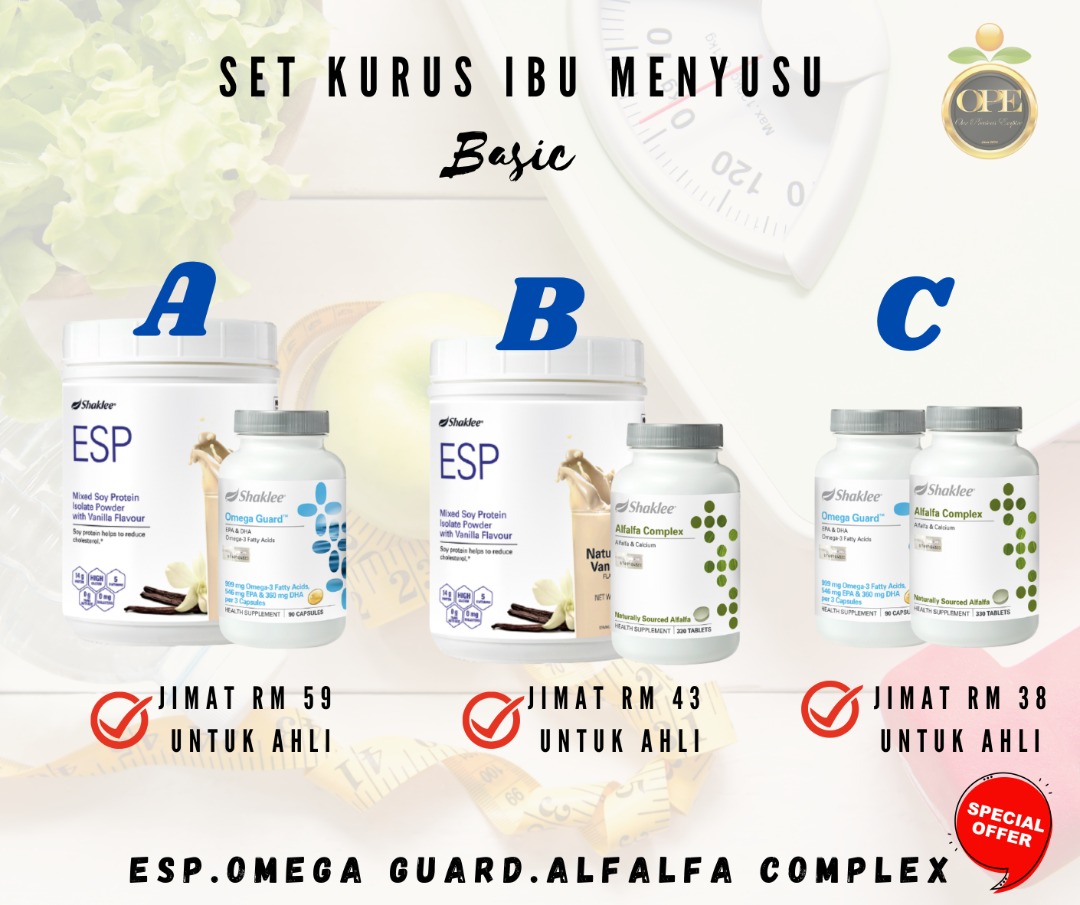 Set Kurus Shaklee Untuk Ibu Menyusu | Vitaminwawa