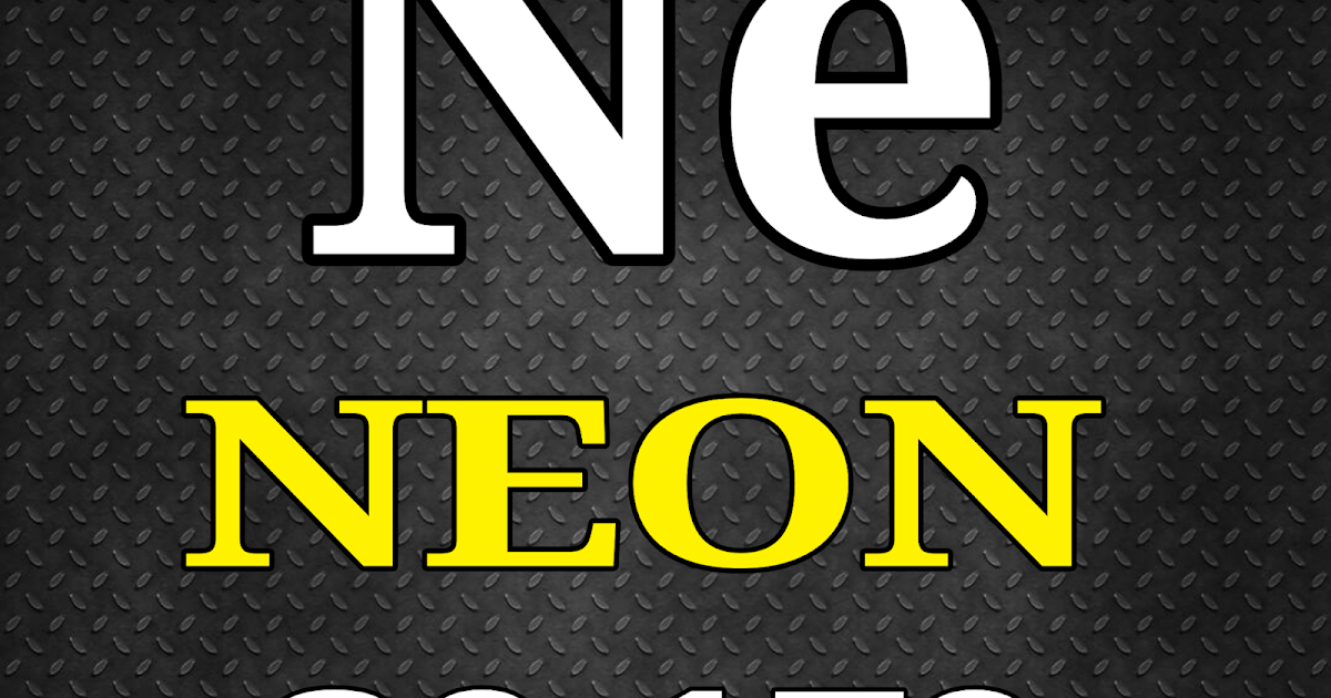 Neon | element properties and information