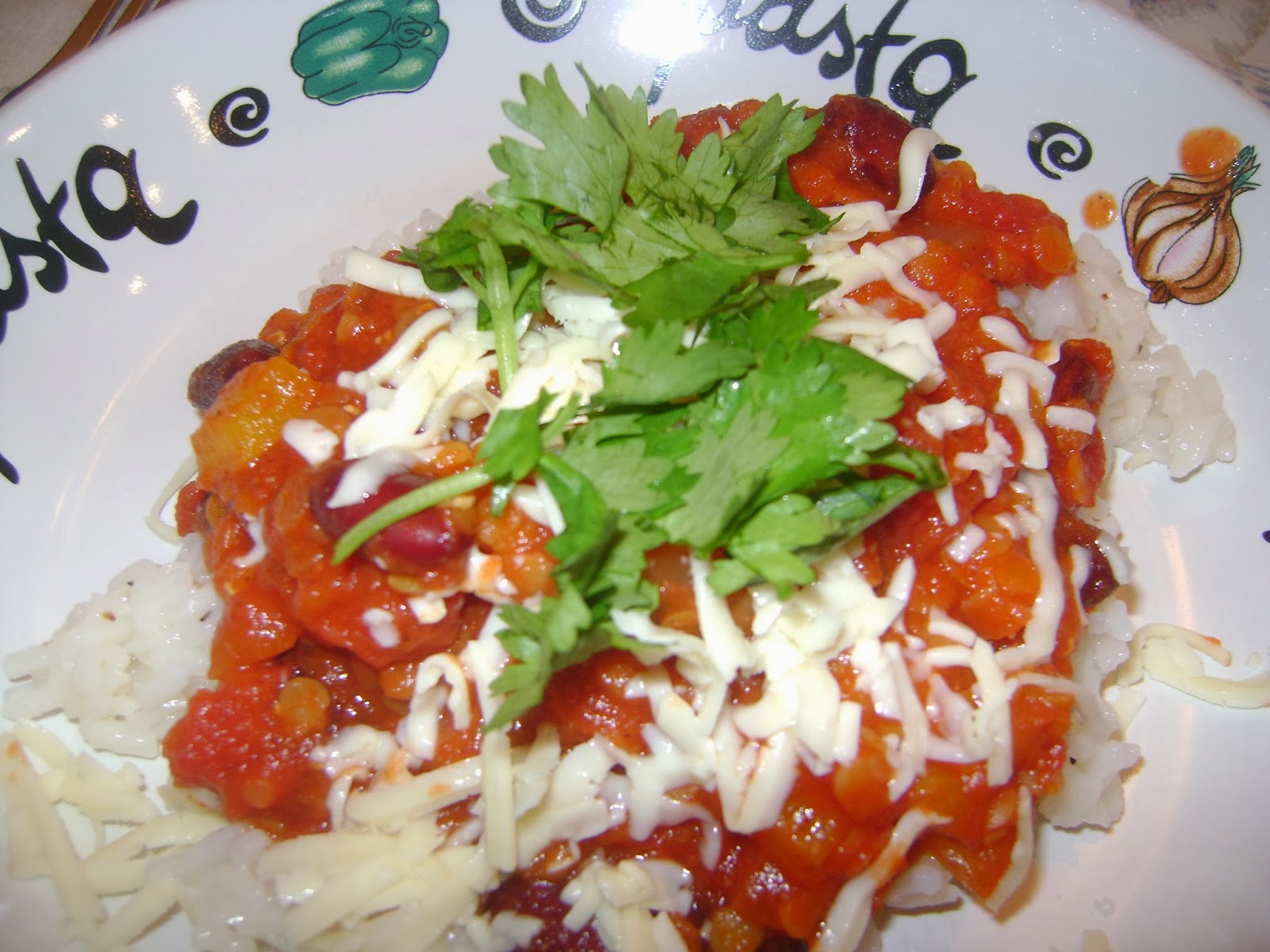 Maman à l'ancienne: Chili végé aux lentilles