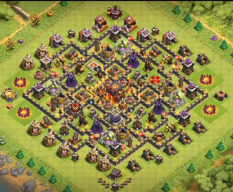 Tổng hợp 30 mẫu base coc Hall 10 thủ tốt nhất 2021 tuyển chọn | Clash ...