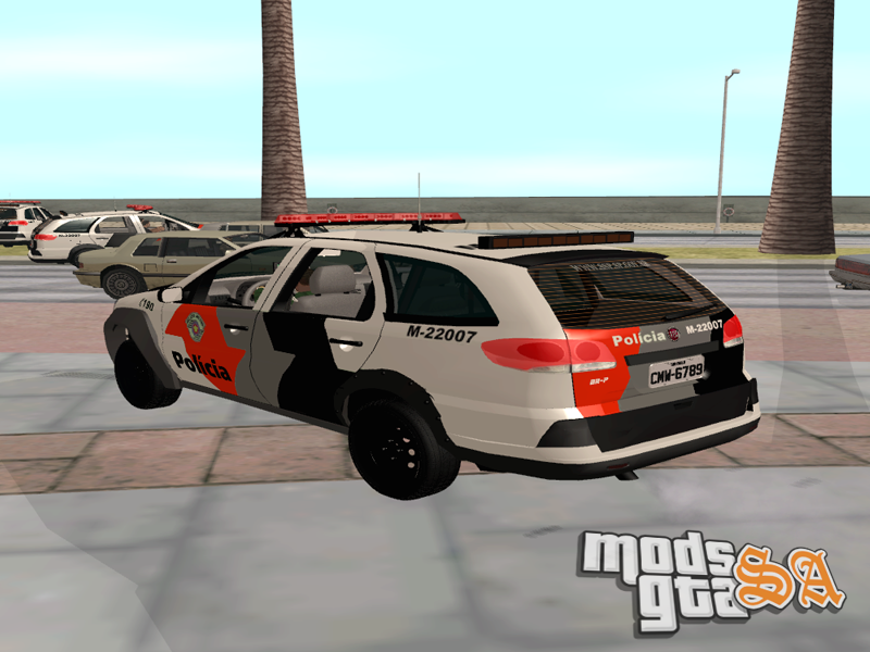 Mods GTA San Andreas: Fiat Palio Weekend Adventure PMESP