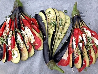 Bolli's Kitchen: Aubergines autrement! Auberginen mal anders!