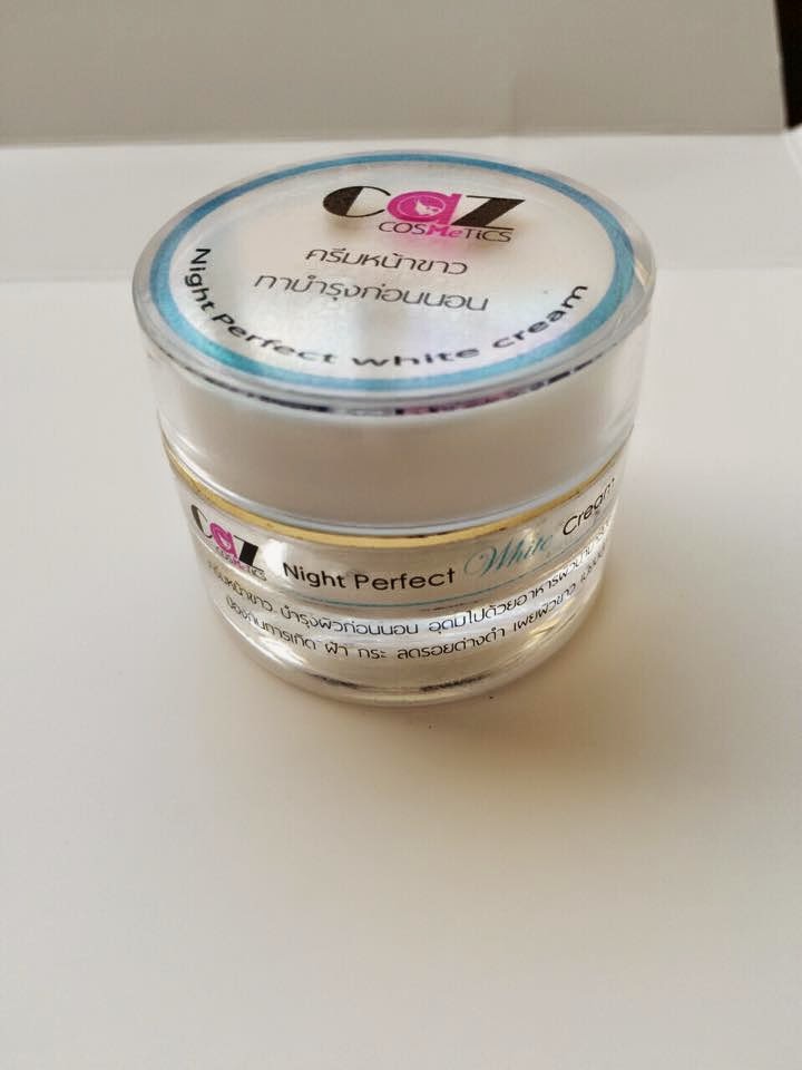 CAZ Cosmetics Thailand: CAZ Night Perfect White Cream