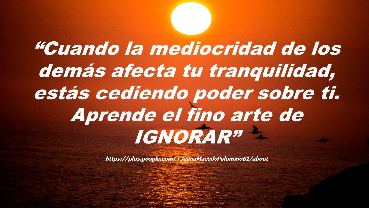 JUANA MACEDO, Frases, Reflexiones y algo más: Cuando la mediocridad de ...