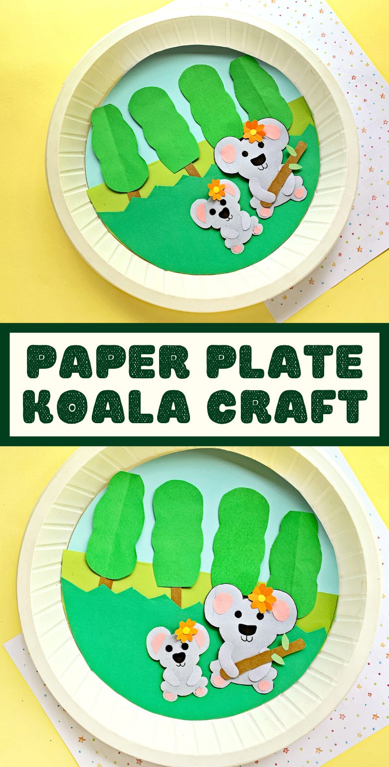 Paper Plate Koala Craft - Messy Little Monster