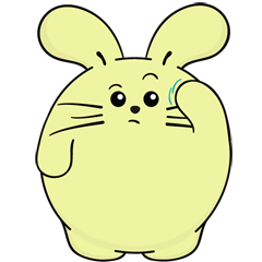 Download Sticker Facebook Lucu Fat Rabbit #2 | Deloiz Wallpaper