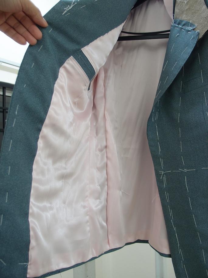 A Jacket Project: Body lining completed