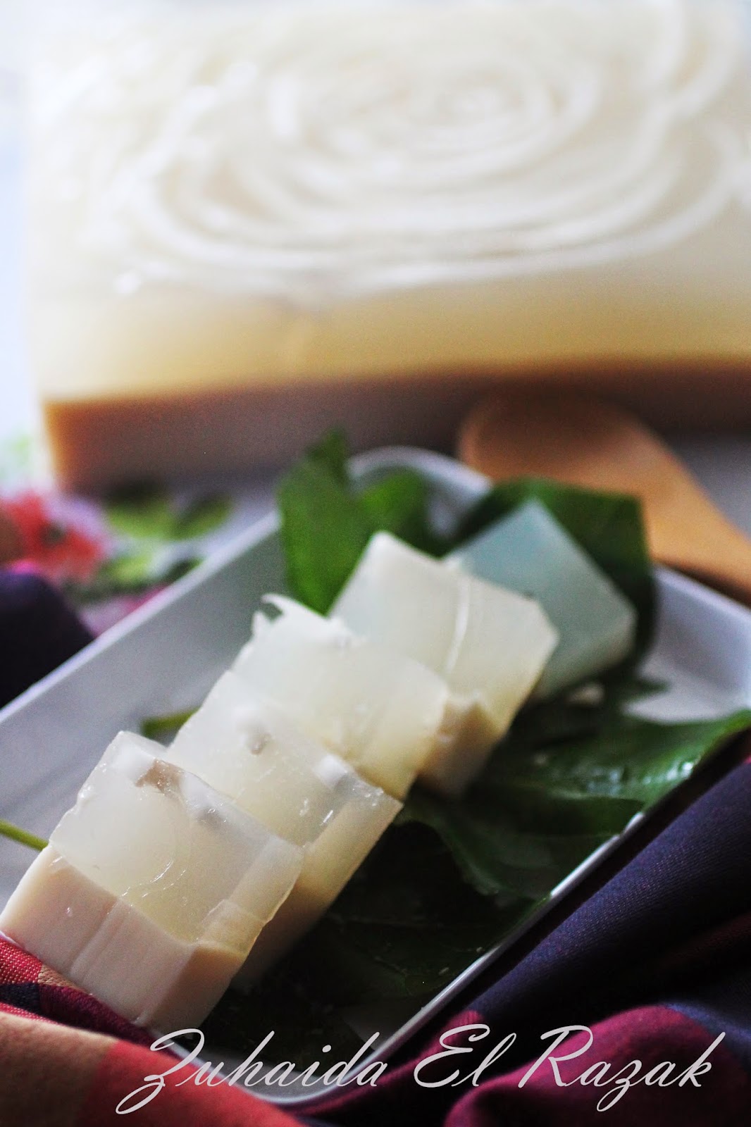 AGAR-AGAR KELAPA MUDA BERLAPIS SANTAN | AIR TANGAN ZUHAIDA