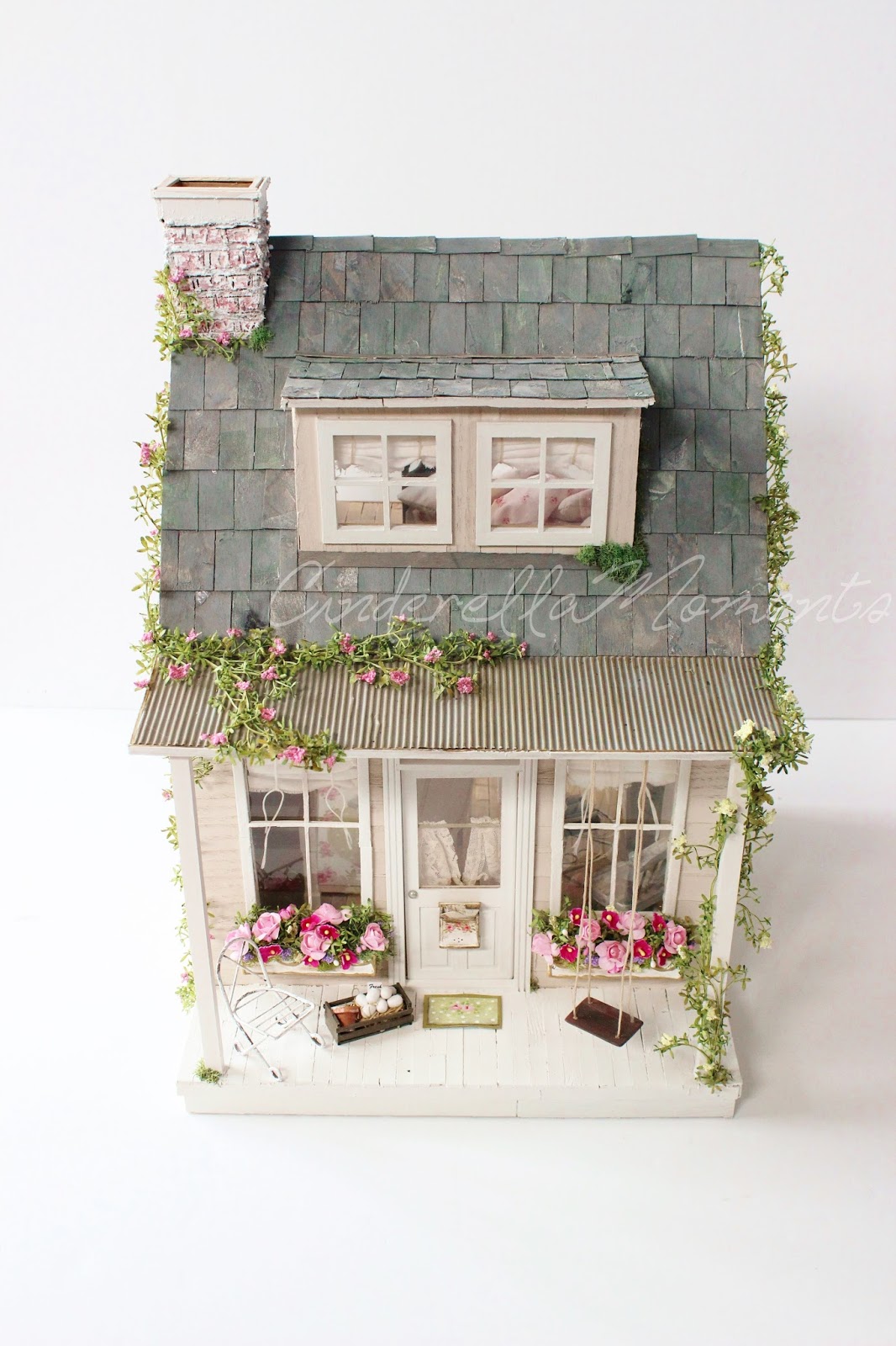 Cinderella Moments: The Old Country House Custom Dollhouse