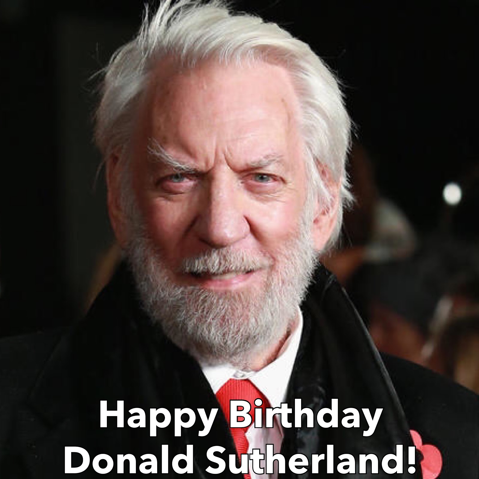 Happy Birthday Donald Sutherland!