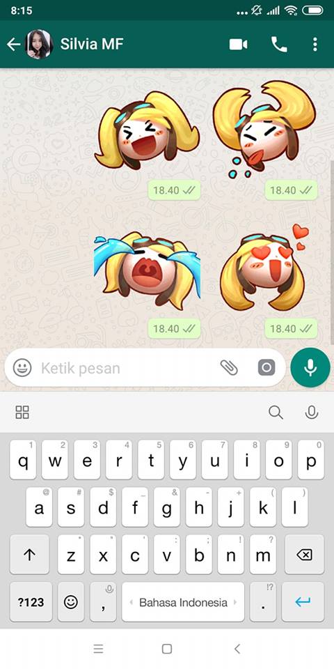 Mobile Legends Layla Emoji - Gambar Mobile Legend Keren