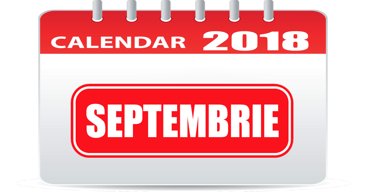 Calendar Septembrie 2018 - Calendar 2023 românesc Calendar ortodox si ...
