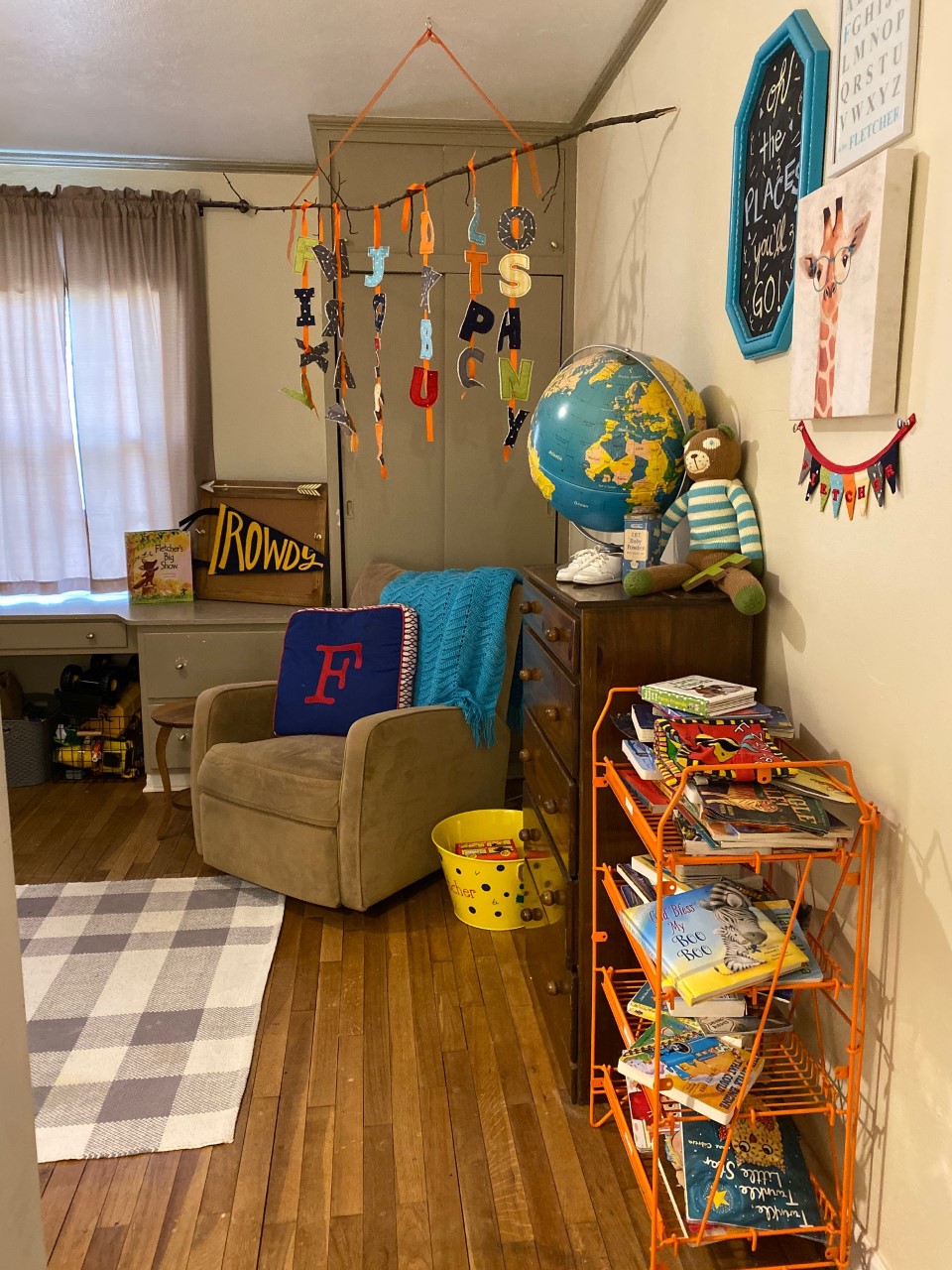 Polka-Dotty Place: Home Tour: Fletcher's Room