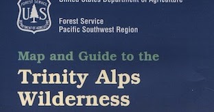 well off the beathen path: Trinity Alps Wilderness Topo Map
