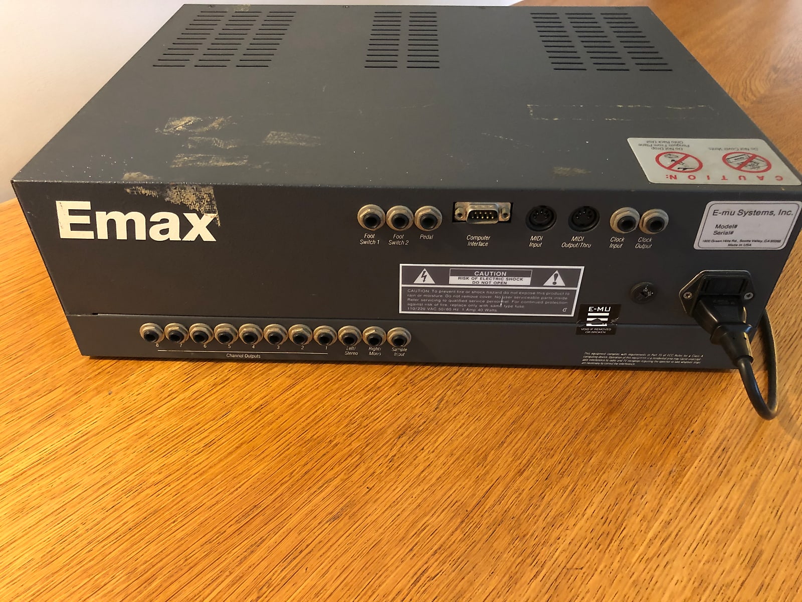 MATRIXSYNTH: E-MU Emax HD SE Rack with OLED and SCSI2SD