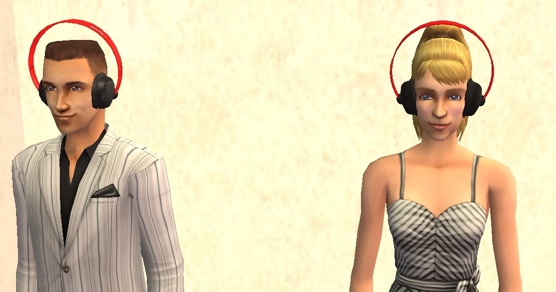 TheNinthWaveSims: The Sims 2 - Headphones Accessory